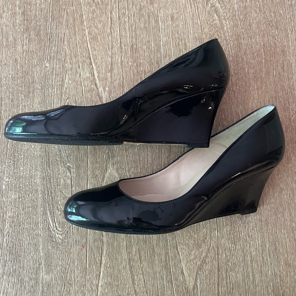 Lk Bennett Patent Leather Wedge - Gem